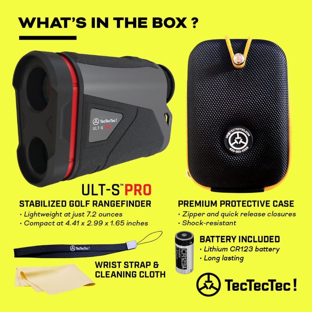 ULT-S Pro Golf Rangefinder - TecTecTec